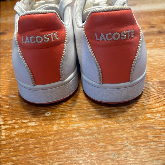 Lacoste | Shoes | Lacoste White Leather Sneakers | Poshmark